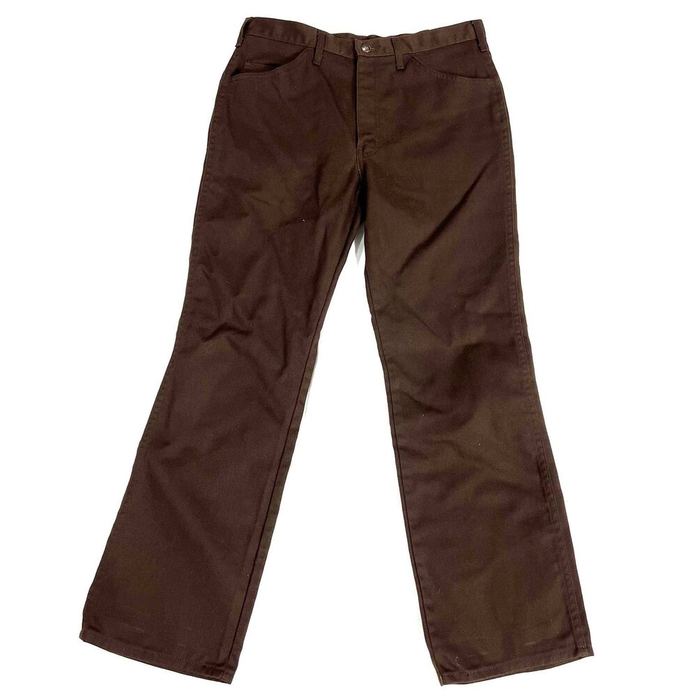 Vintage 90s Men's Mocha Brown Red Tag Dickies Western… - Gem